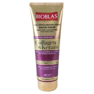 Balzam za prevenciju opadanja kose BIOBLAS kolagen i keratin 250ml