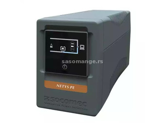 UPS Socomec NeTYS PE 850VA/480W 230V 50/60Hz AVR, Step wave, RJ45, 1xUSB