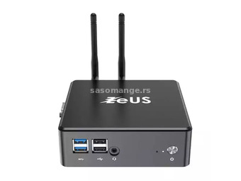 Mini PC Zeus MPI10-i323 Intel i3-1115G4 2C 4.1 GHz/DDR4 8GB/M.2 512GB/LAN/Dual WiFi/ext ANT