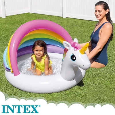 Intex bazen za bebe jednorog 57113NP