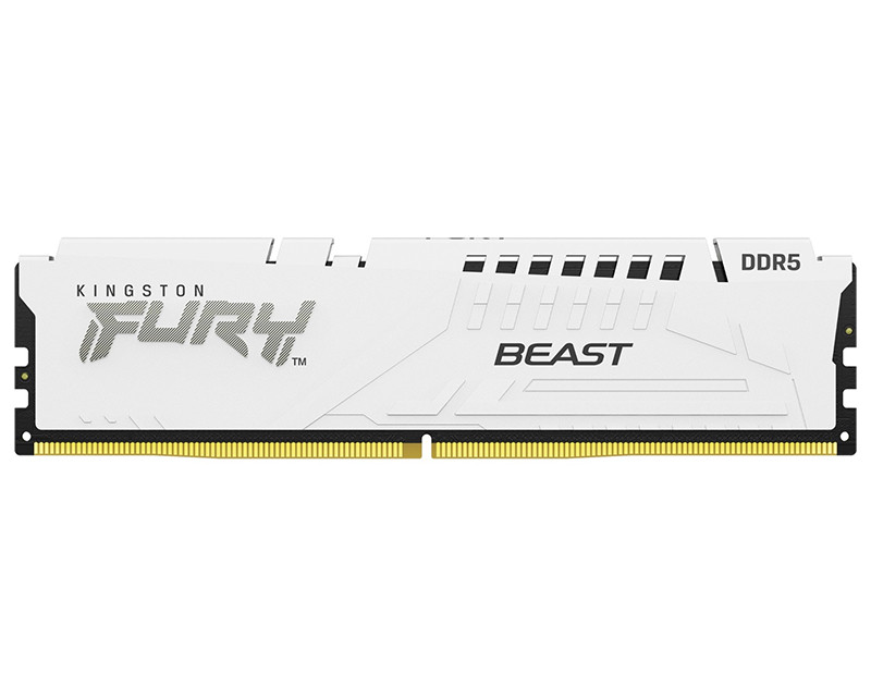 KINGSTON - DIMM DDR5 32GB 6400MT/s KF564C32BW-32 FURY Beast White XMP