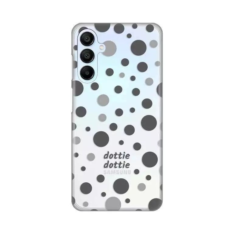 Maska silikon Print za Samsung A156B Galaxy A15 5G Dottie Dottie Gray