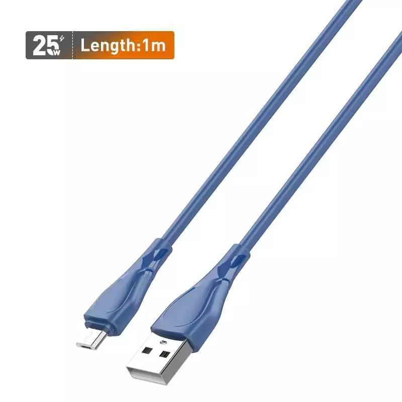 Data kabl Ldnio LS611 25W Fast micro USB plavi 1m