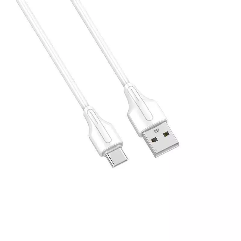 Data kabl LDNIO LS542 2.1A USB na Type C beli 2m