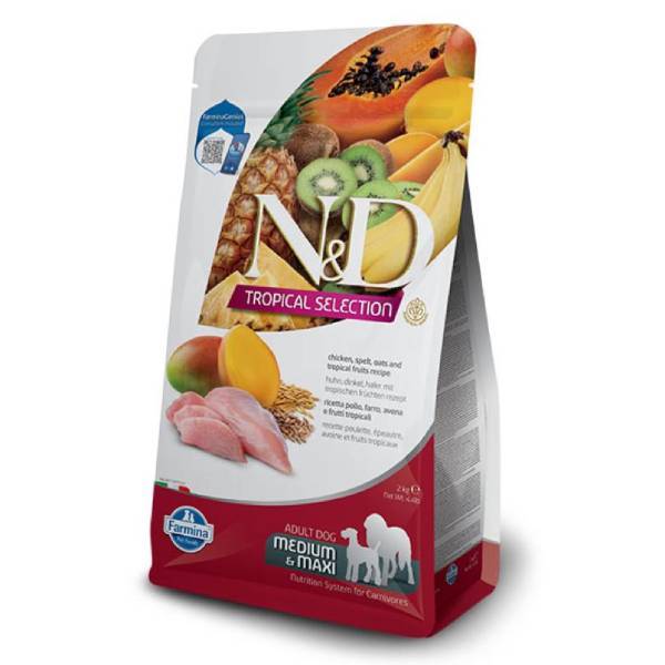 Farmina N&D Tropical Chicken Medium&Maxi - 10 kg