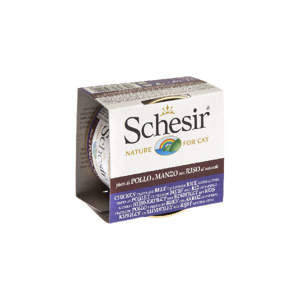 Schesir Jelly piletina, govedina, pirinač u sopstvenom soku - 85gr