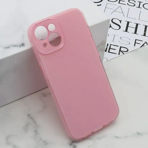 Futrola - maska GLOW SHINING za iPhone 15 (6.1) roze (MS)