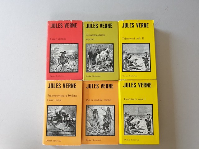 Jules Verne / Zil Vern - Komplet 1-6 Knjiga