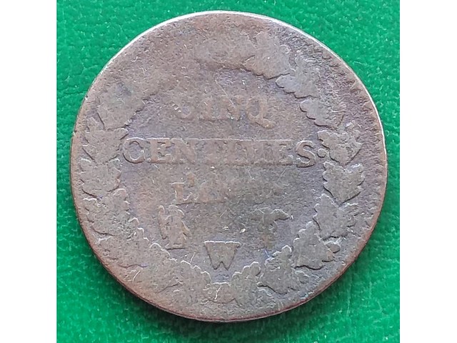 CINQ CENTIMES LAN 8 W (1799)