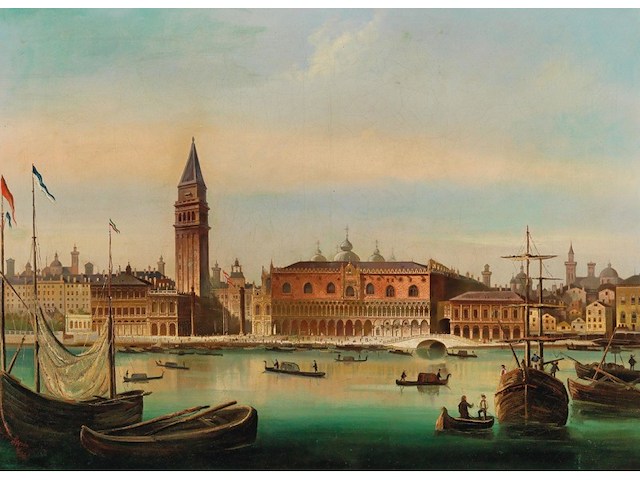 Venice, View of the Doge’s Palace and St. Mark’s Square