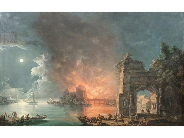 Fire in the island (1758) Carlo Bonavia (Italian, activ