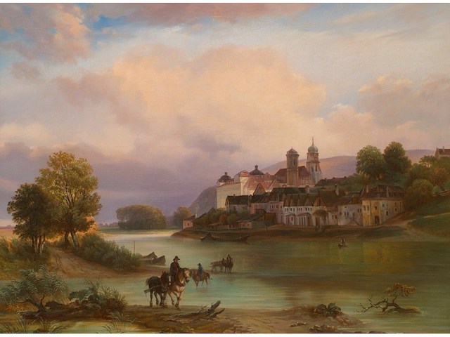 Stift Klosterneuburg (1850) Josef Gerstmeyer (Austrian,