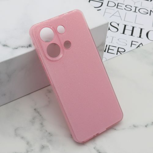 Futrola - maska GLOW SHINING za Xiaomi Redmi Note 13 4G svetlo roze (MS)