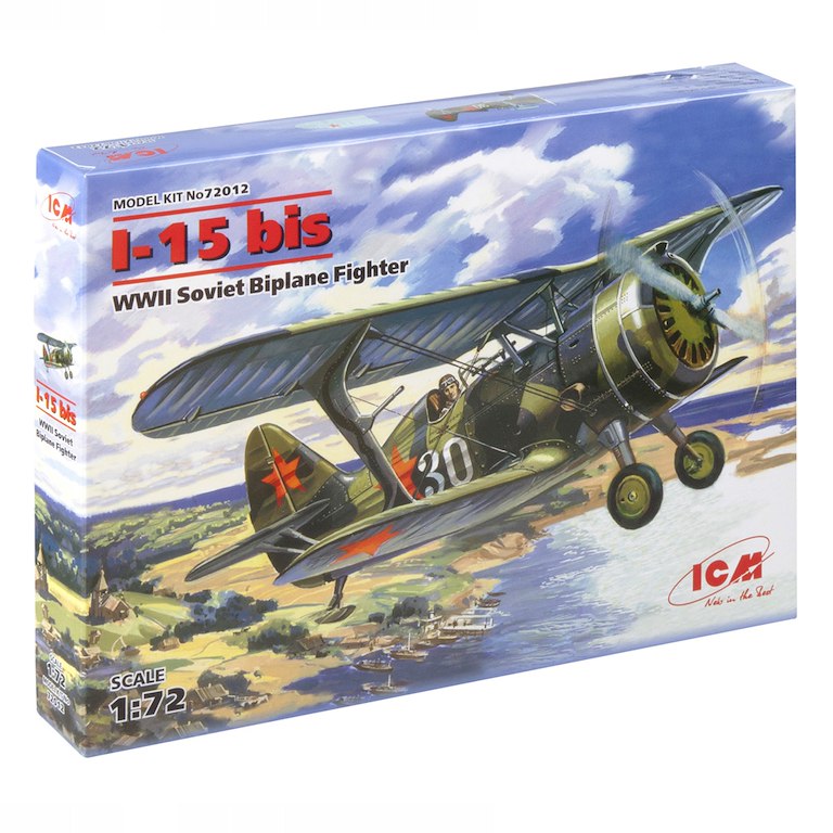 I-15 Bis WWII Soviet Biplane Fighter 1:72