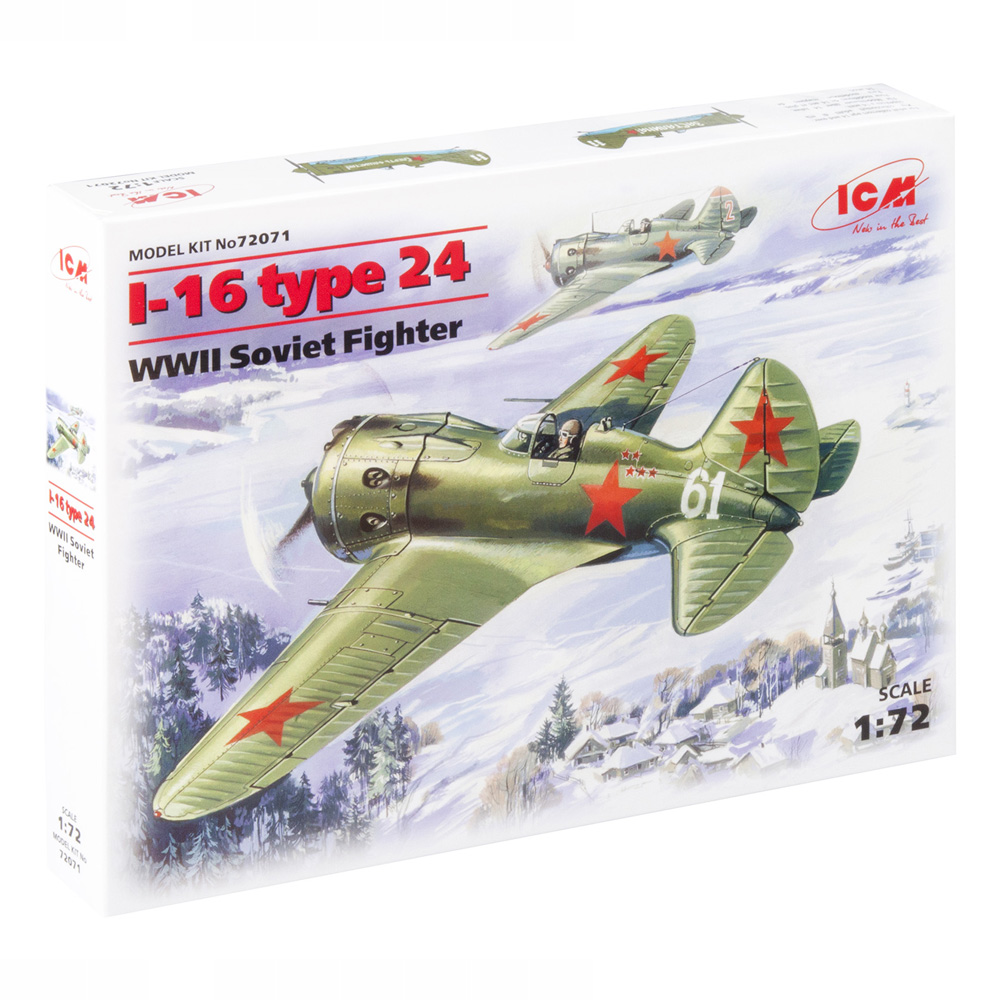 I-16 Type 24, WWII Soviet Fighter 1:72