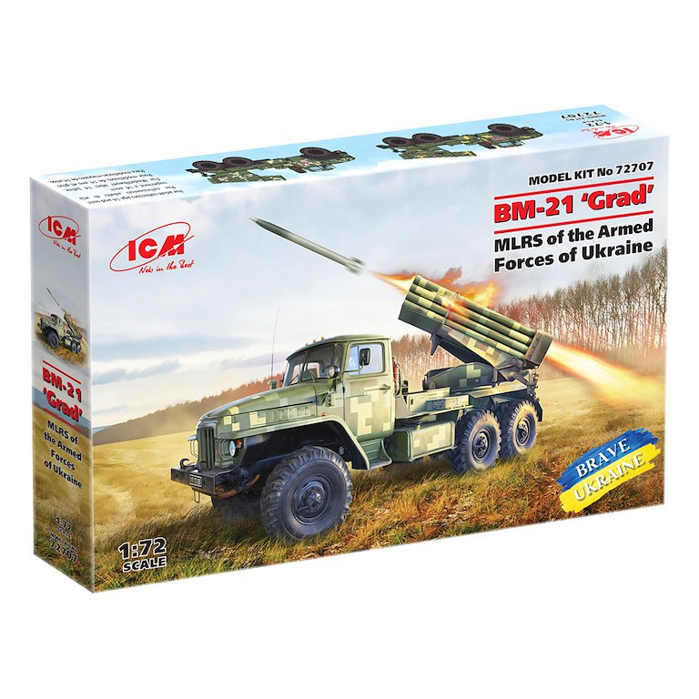 BM-21 'Grad' MLRS Of The Armed Forces Of Ukraine 1:72