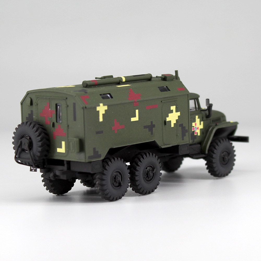 URAL-43203 Military Box Vehicle Of The Armed Forces Of Ukraine 1:72