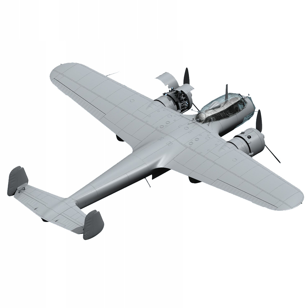 Model Kit Aircraft - Ju 88С-6 WWII German Heavy Fighter 1:48