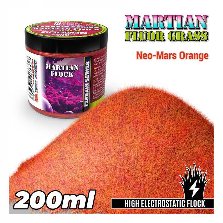 Martian Fluor Grass - Neo-Mars Orange - 200ml