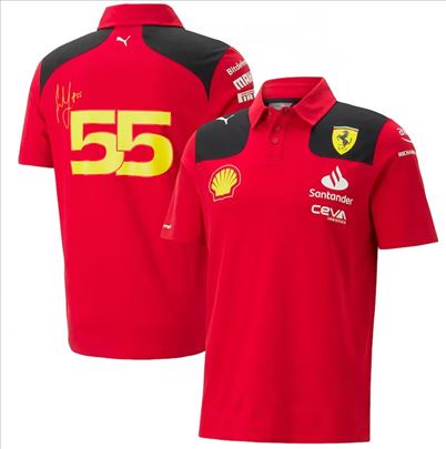 Carlos Sainz Ferrari Formula 1 polo majica #2