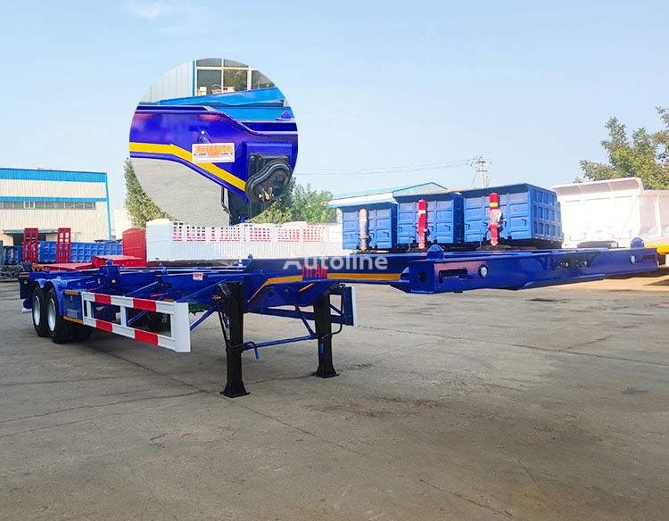 Nova 2 Axle 40 ft Skeleton Trailer for Sale in Kenya poluprikolica za prevoz kontejnera
