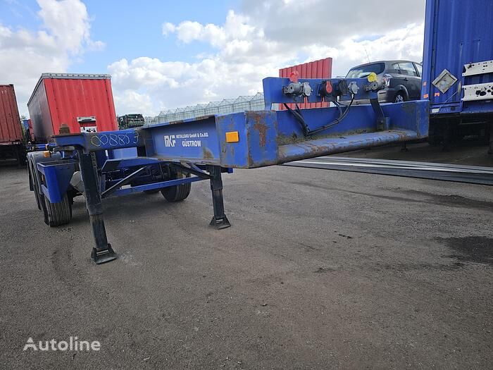 MKF METALLBAU 20 FT Container chassis | steel suspension| Bpw dr poluprikolica za prevoz kontejnera