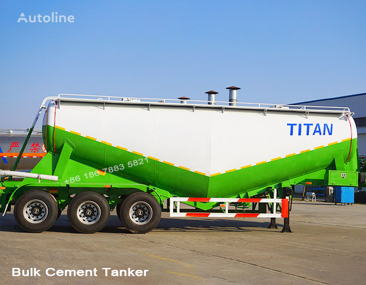 Nova 3 Axle Dry Bulk Cement Tanker Trailer for Sale in Russia cisterna za prevoz cementa