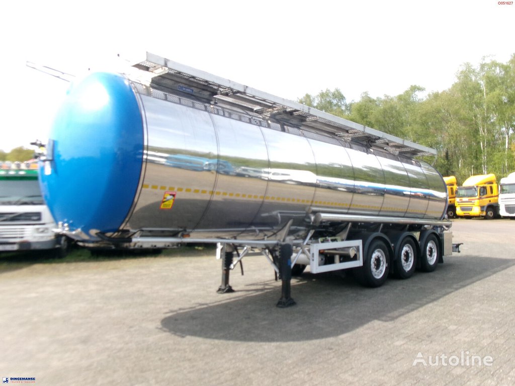 Feldbinder Chemical (non ADR) tank inox 34 m3 / 1 comp cisterna za prevoz hemikalija
