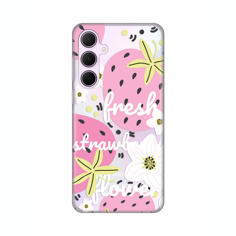 Maska Silikonska Print Skin za Samsung A356B Galaxy A35 5G Fresh Pink