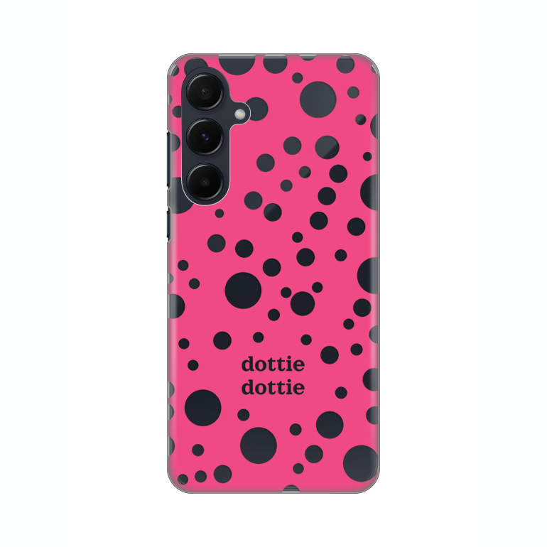 Maska Silikonska Print Skin za Samsung A556B Galaxy A55 Dottie Dottie Pink