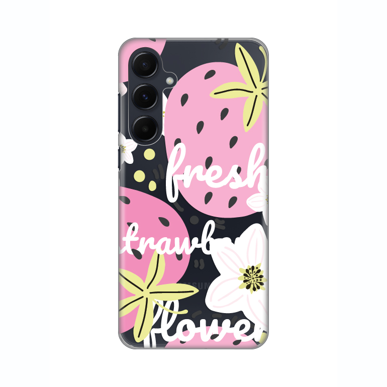 Maska Silikonska Print Skin za Samsung A556B Galaxy A55 Fresh Pink