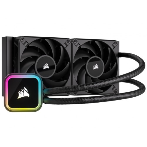 Kuler za PC CORSAIR iCUE H100i ELITE/RGB/120mm x 25mm/crna