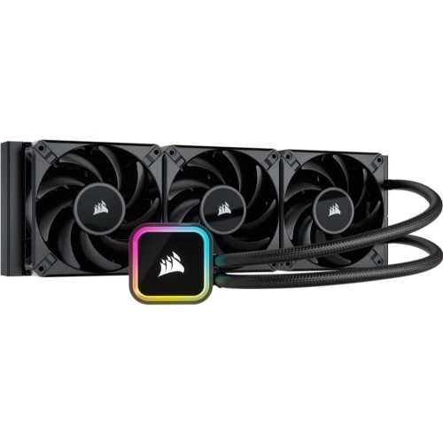 Kuler za PC CORSAIR iCUE H150i ELITE/120mm x 25mm/AF RGB ELITE/crna