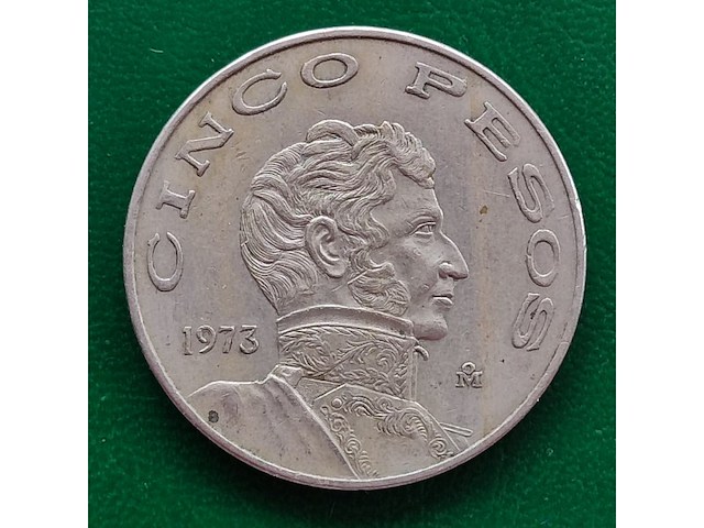 Mexico CINCO PESOS 1973