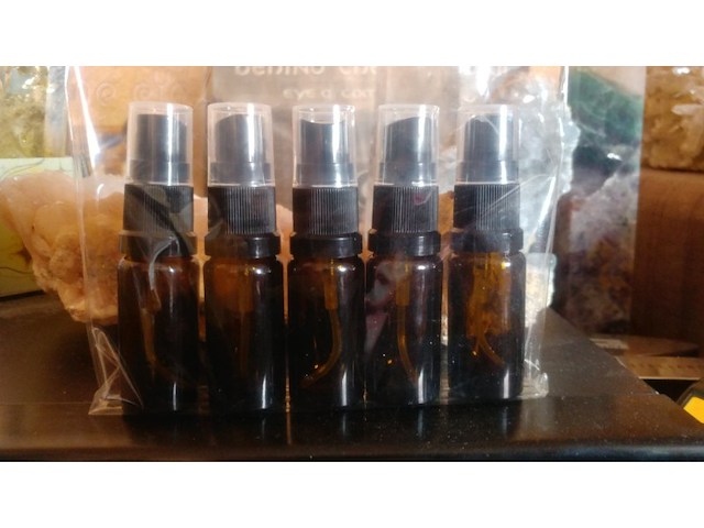 Staklene bočice za dekantovanje parfema 10ml, amber