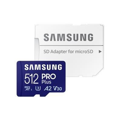 Memorijska kartica SD micro SAMSUNG PRO Plus 512GB + Adapter MB-MD512SA/EUID: EK000589089
