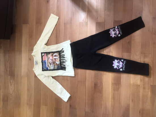 LOT pantalone+duks za devojcice 5