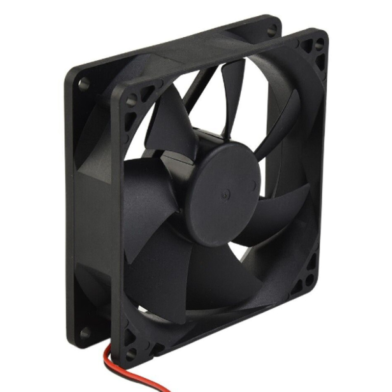 Ventilator 80x80mm Green black, molex