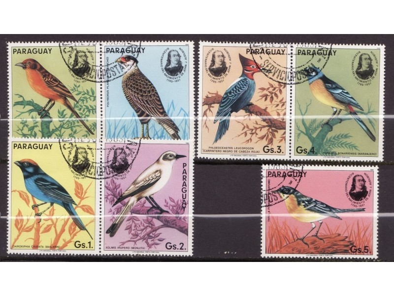 Paragvaj - ptice 1985.