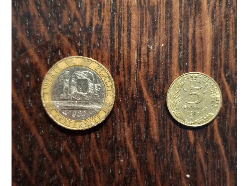 2 Francuske kovanice