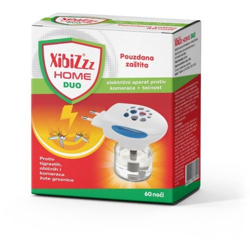 Xibiz Home Duo električni aparat protiv komaraca + tečnost 60 noći