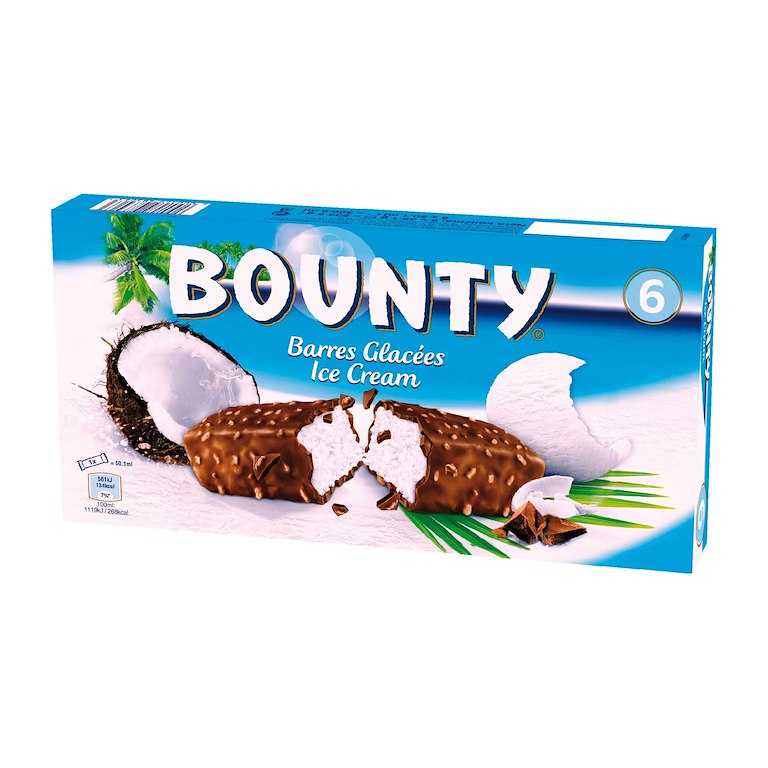 Bounty sladoled multipak 6x39,1g