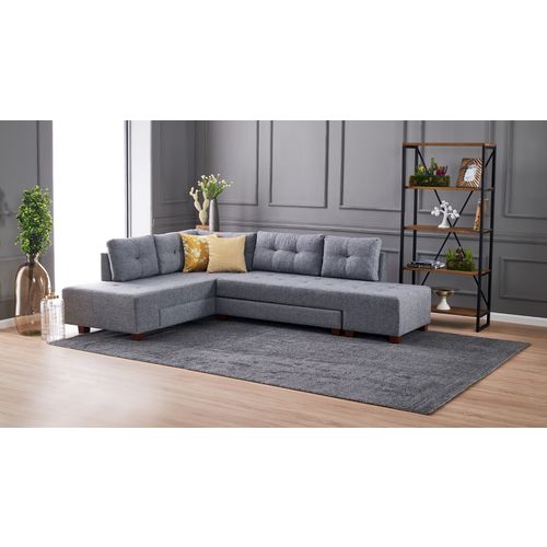 Atelier Del Sofa Manama Ugao Sofa na Razvlačenje Levo - Siva