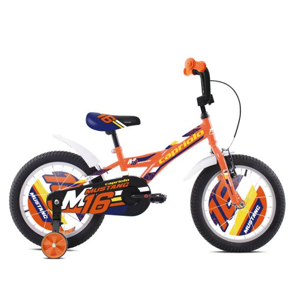 CAPRIOLO Dečiji Bicikl BMX Mustang 16″HT Oranž-plavi