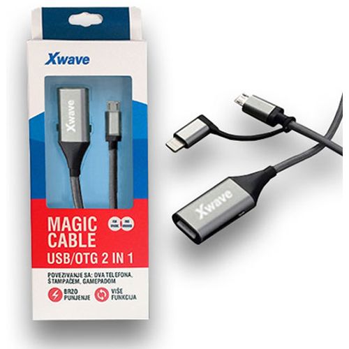 Xwave Kabl Magic USB2.0 na Micro USB 1M,lightning