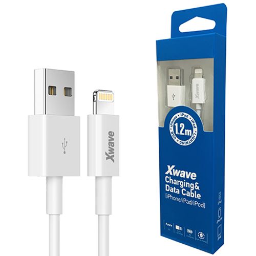Xwave Kabl USB IPHONE 1.2M,lightning,blister,beli