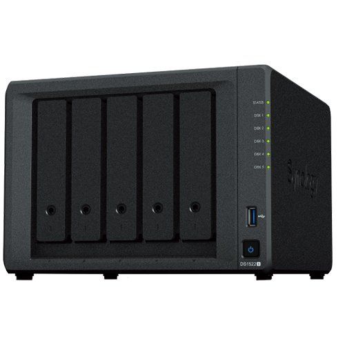 Synology DiskStation DS1522+,Tower, 5-Bay 3.5''