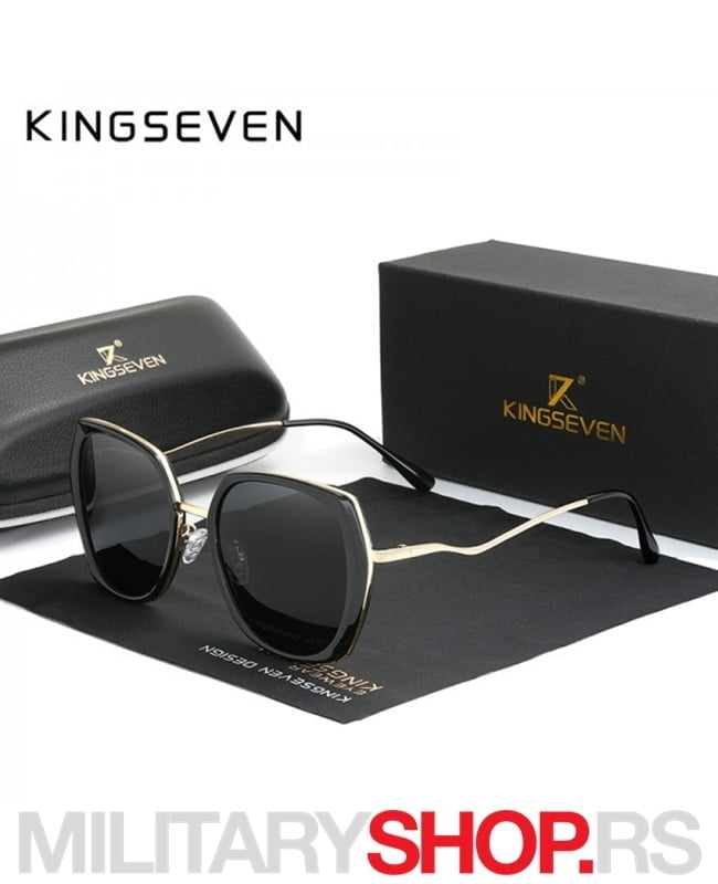 Elegantne Sunčane Naočare – Kingseven N7832 BlackGold