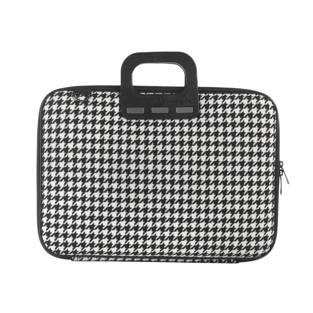 BOMBATA Houndstooth 16'' Noir Torba za laptop