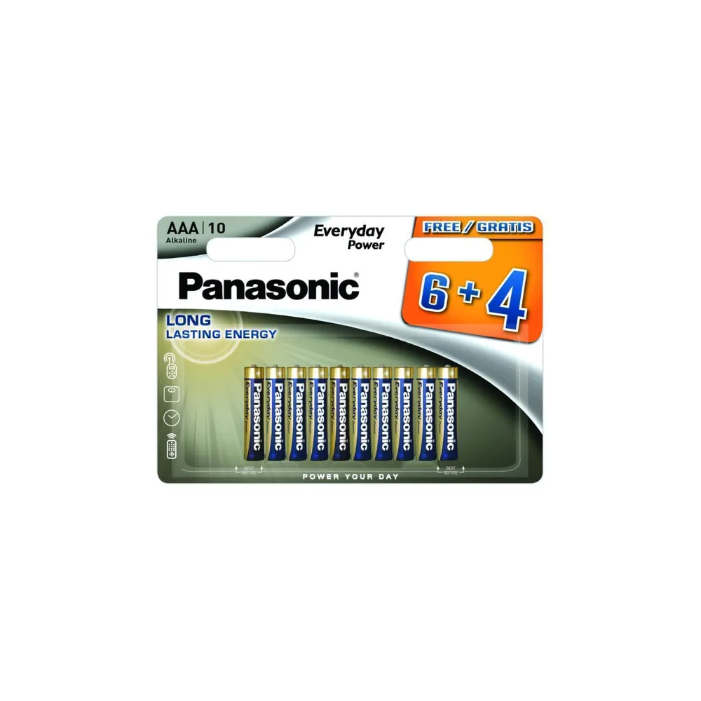 PANASONIC Baterije LR03EPS/10BW